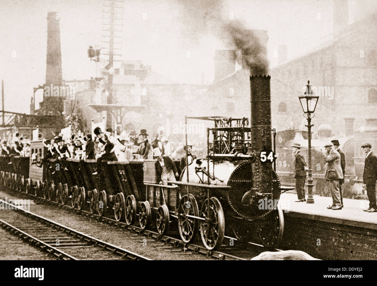 Passengers train 19th century hi-res stock photography and images - Alamy