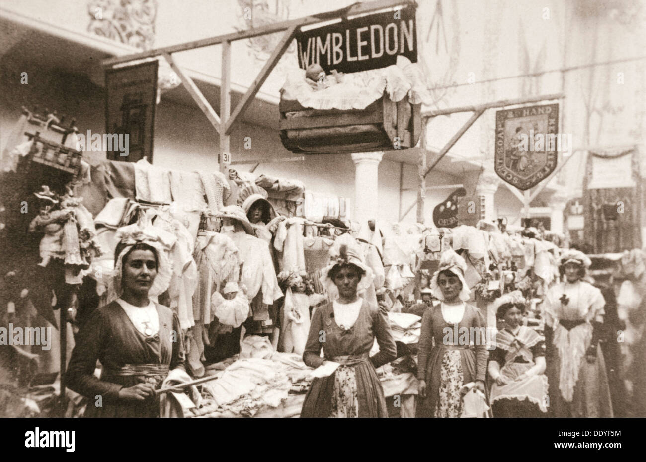 Stand of the Wimbledon branch of the Women's Social and Political Union ...