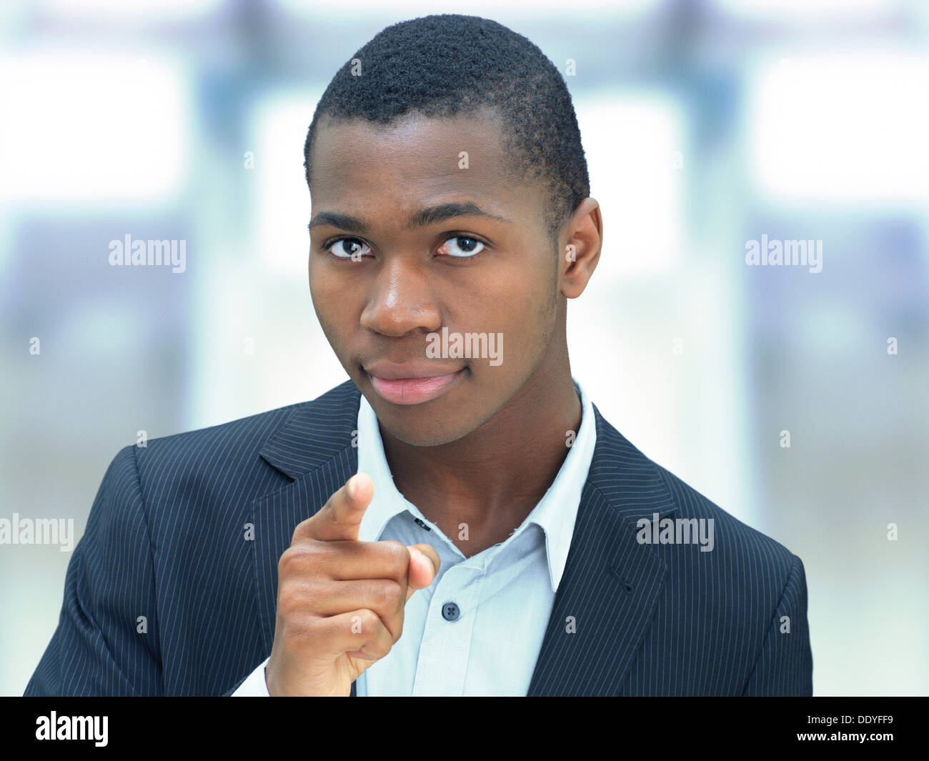 Young businessman, African-American, American, respectable, competent ...