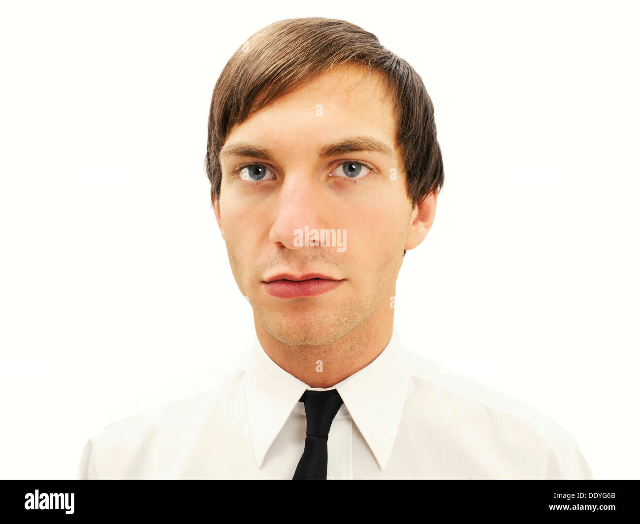 Young serious caucasian businessman Cut Out Stock Images & Pictures - Alamy