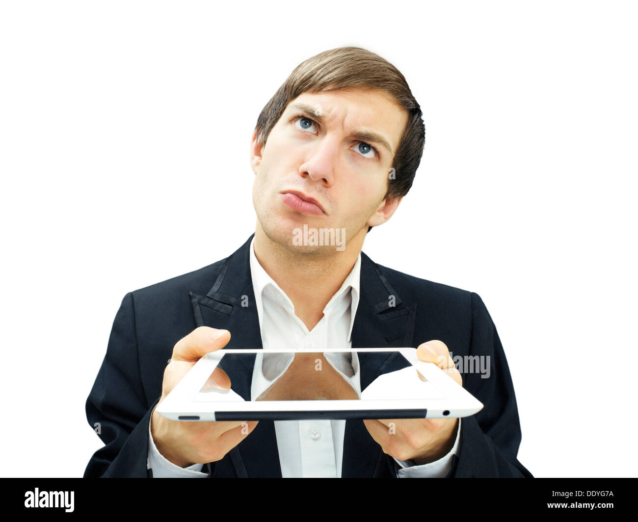 Pensive And Face High Resolution Stock Photography and Images - Alamy
