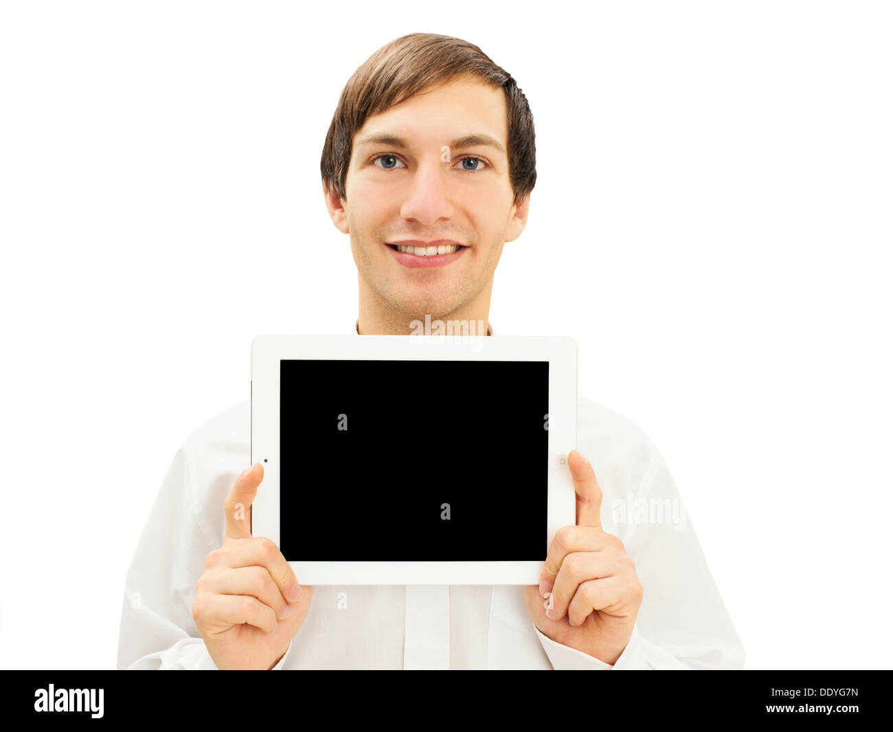 Holding ipad with hands hi-res stock photography and images - Alamy