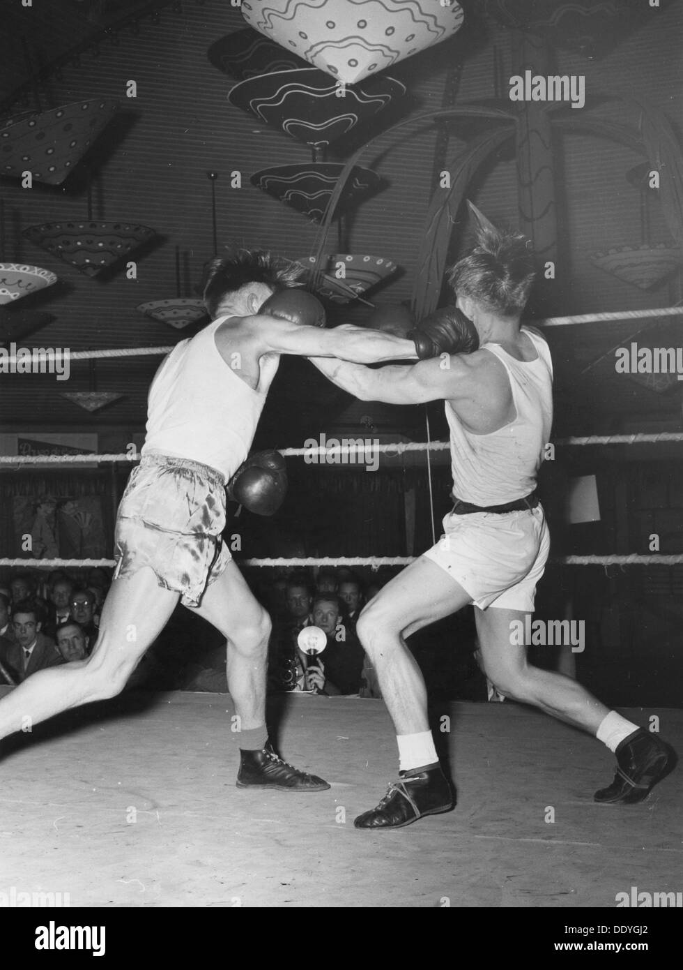 Boxing match audience hi-res stock photography and images - Alamy