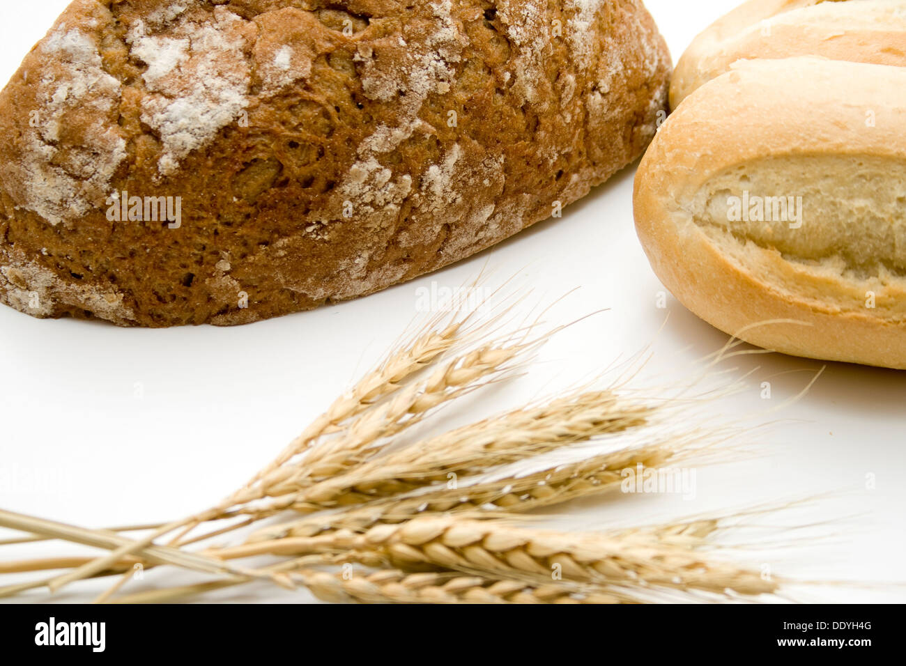 Bread rolls with crust bread Stock Photo - Alamy