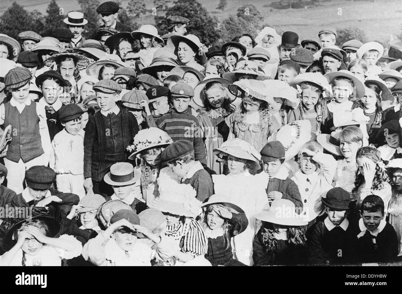 Coronation party, Matlock, Derbyshire, 1911. Artist: Unknown Stock ...