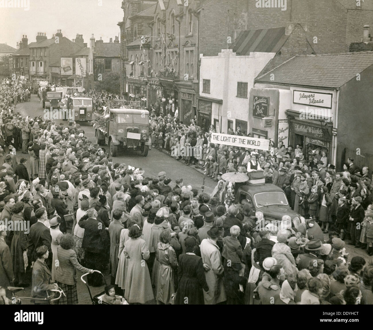 Festival of Britain celebrations, Baker Street, Hucknall ...