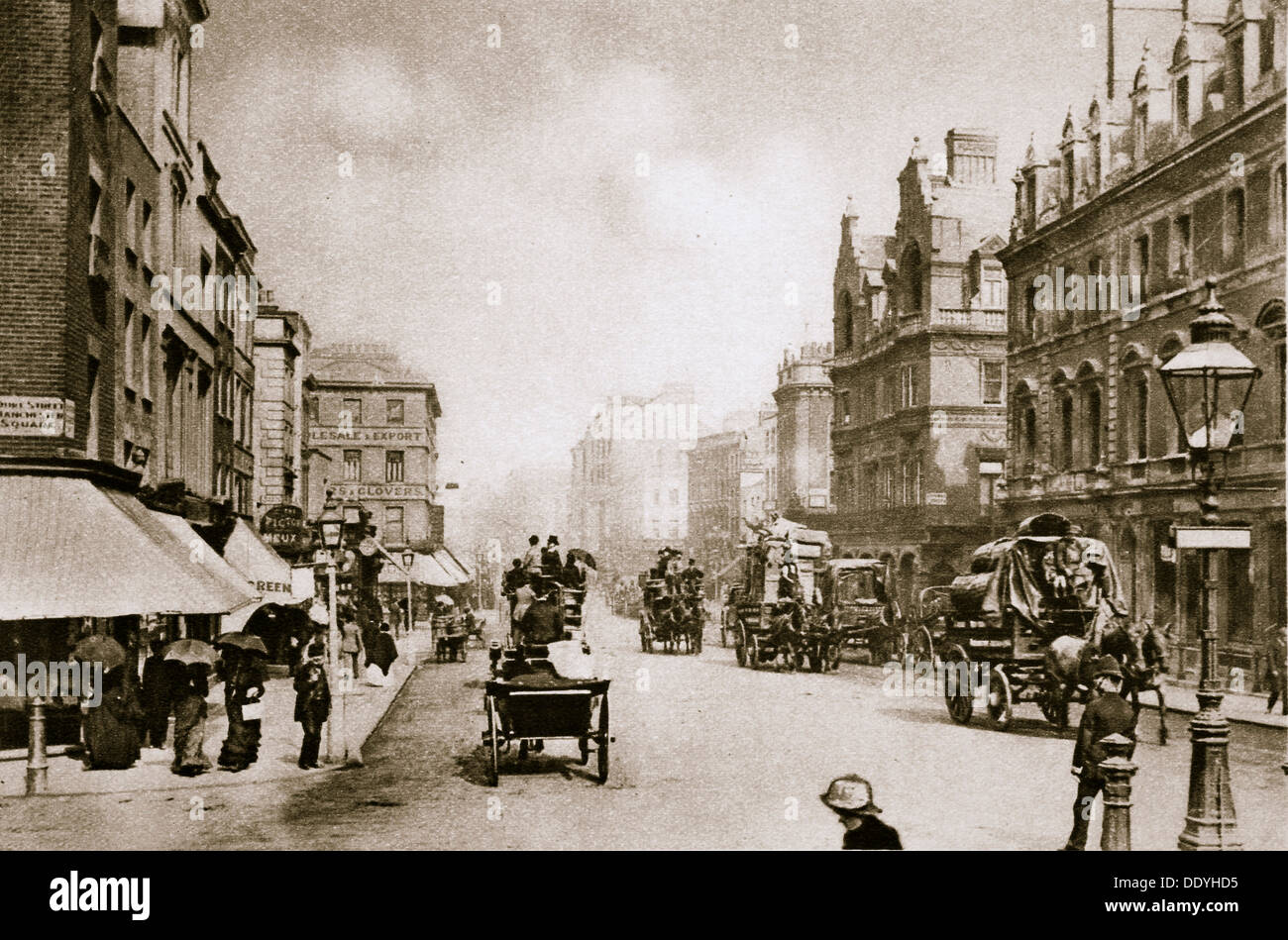 A crossing in Oxford Street, London, early 20th century. Artist Stock ...