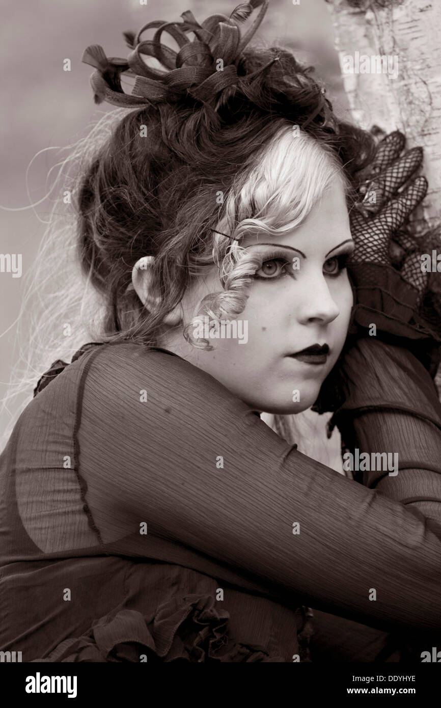 Women, Gothic, retro Stock Photo - Alamy