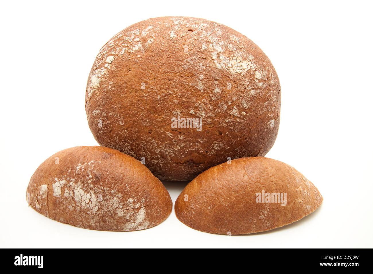 Round crust bread Stock Photo - Alamy