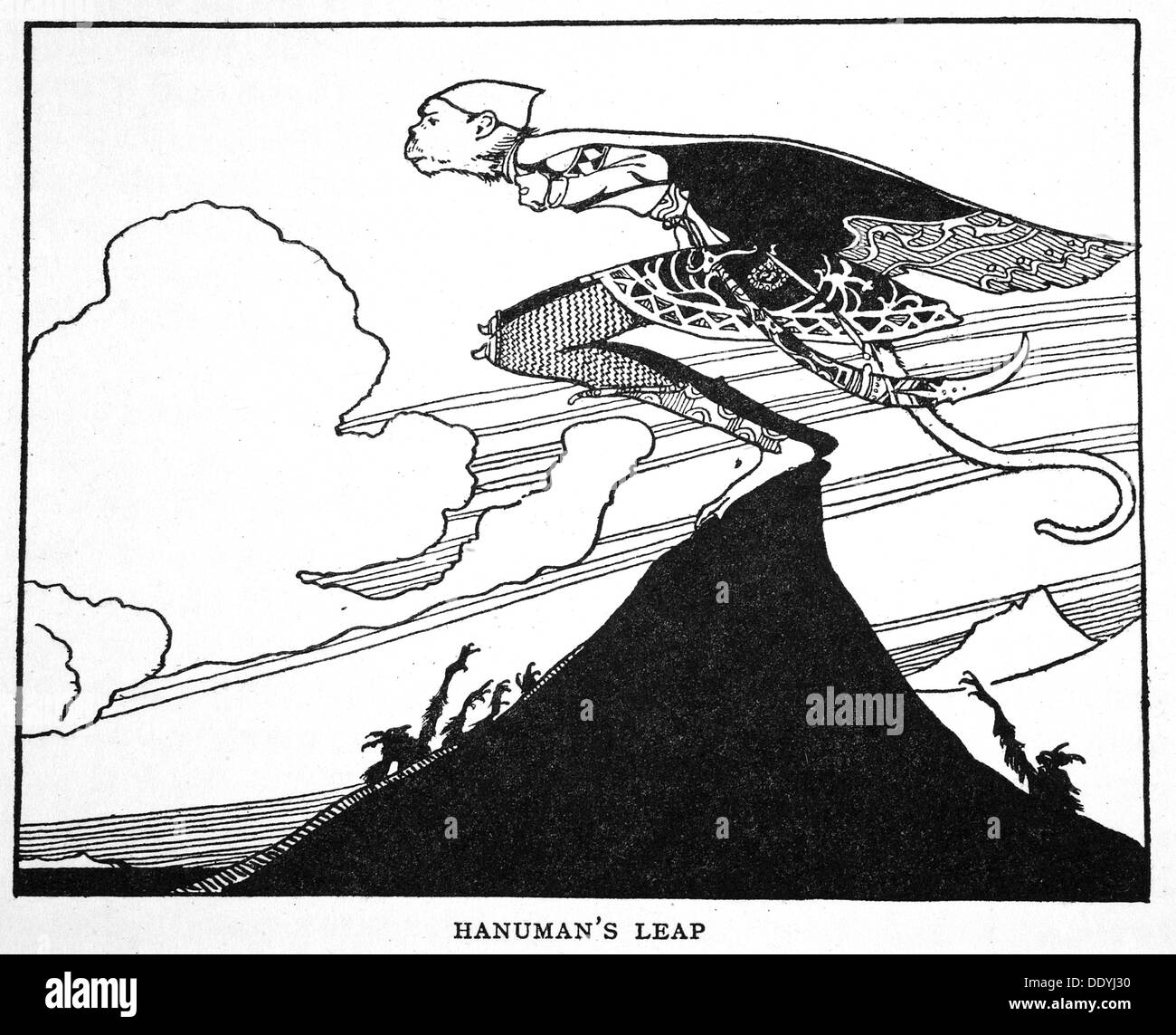 'Hanuman's Leap', 1925. Artist: Unknown Stock Photo - Alamy