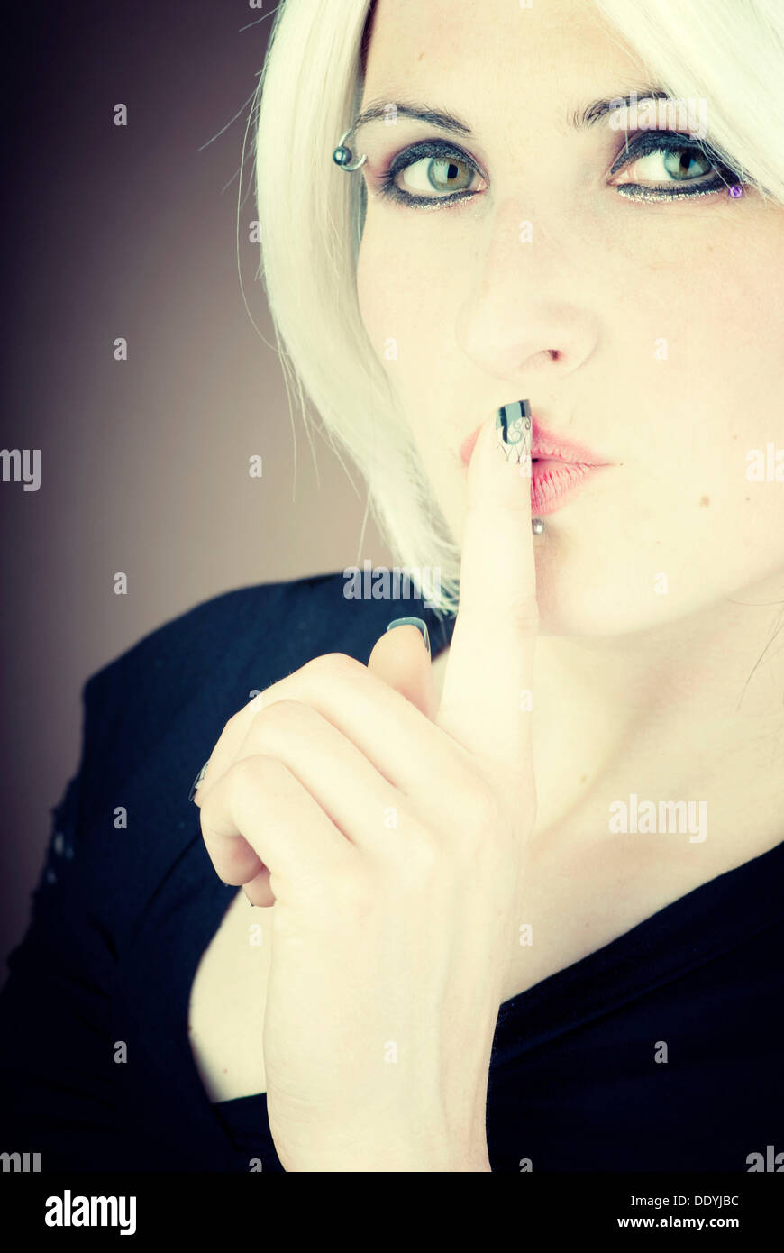 Gothic woman symbol hi-res stock photography and images - Alamy