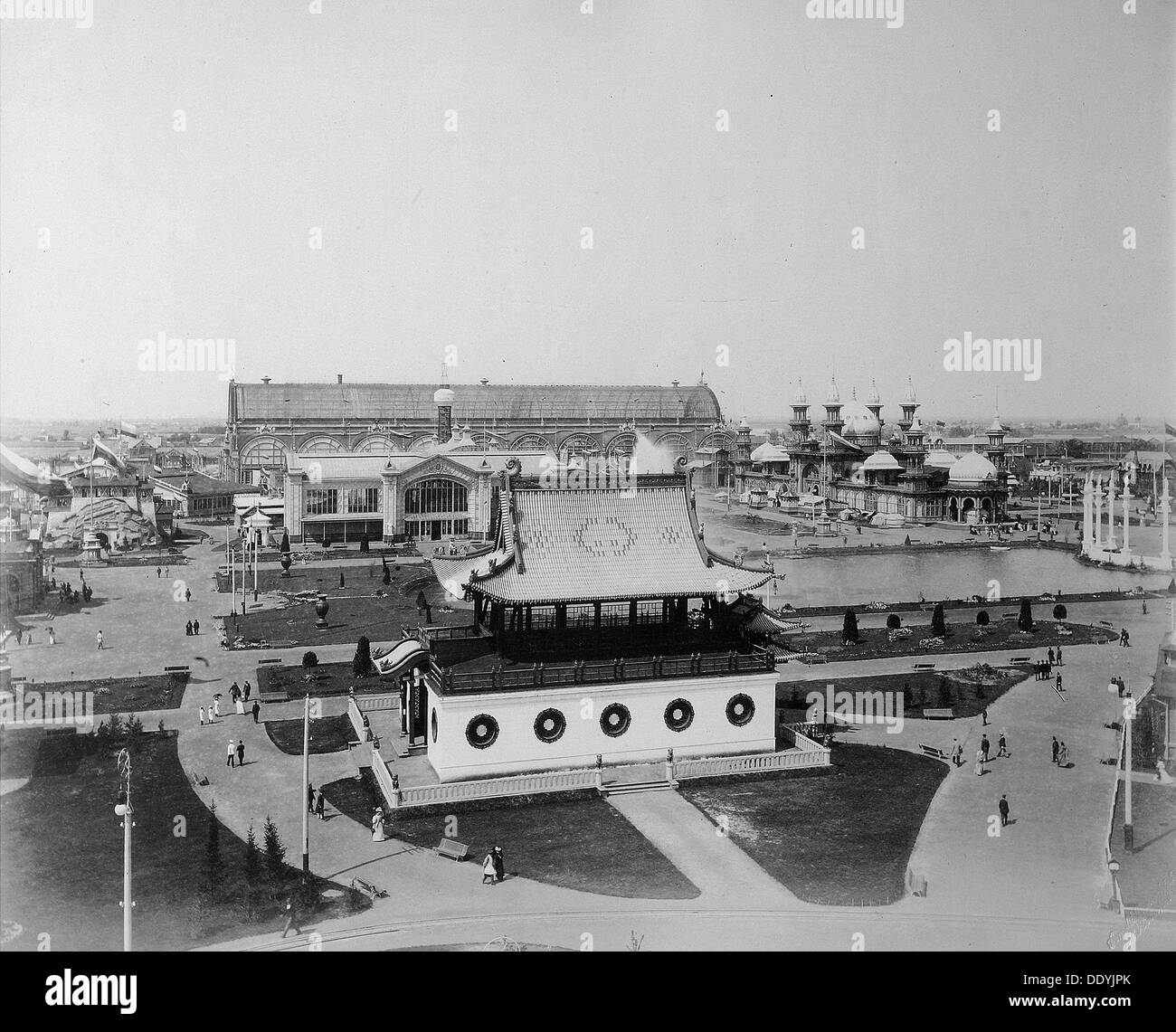 General view, the All-Russia Exhibition, Nizhny Novgorod, Russia, 1896 ...