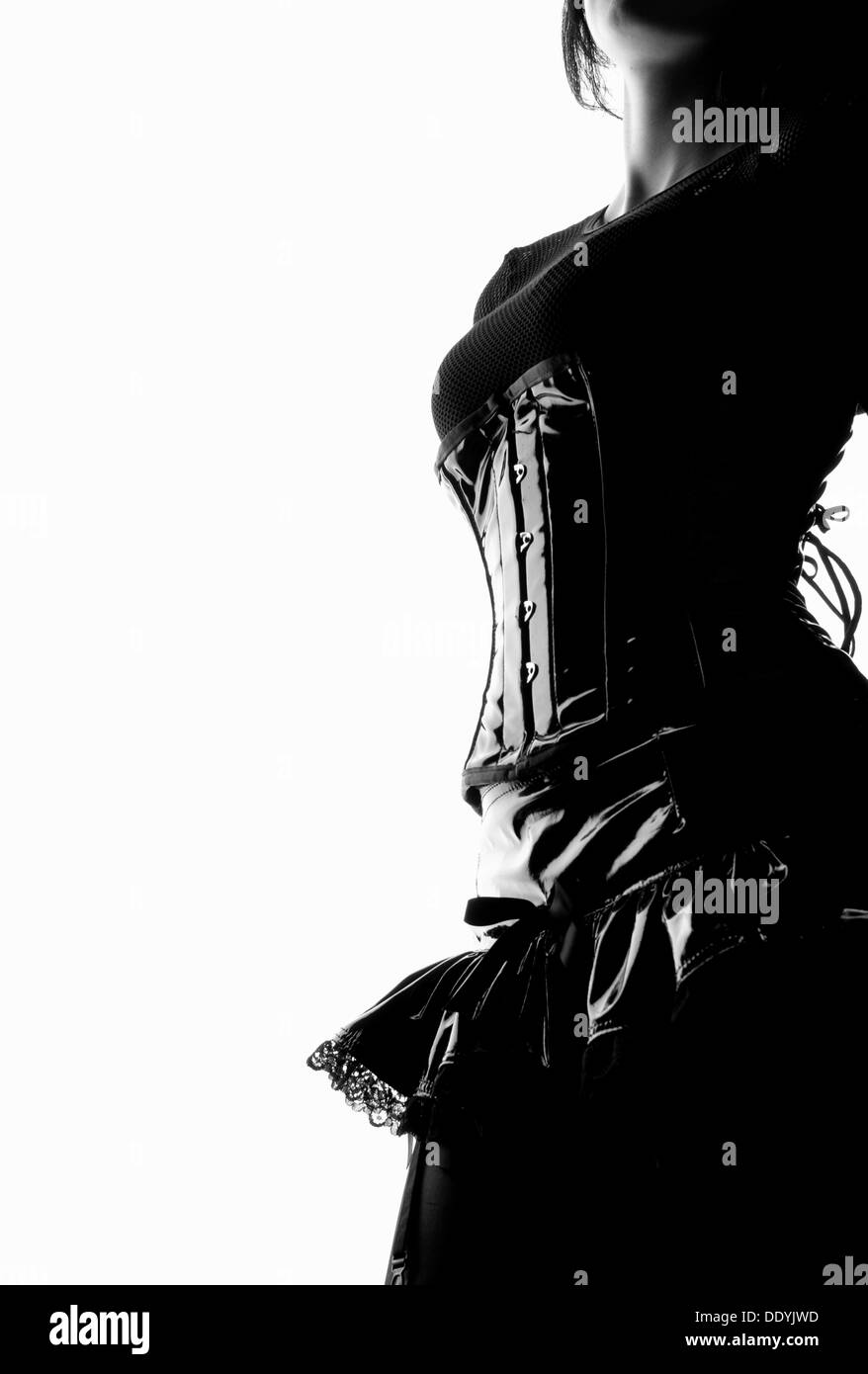 Gothic dressed Black and White Stock Photos & Images - Alamy