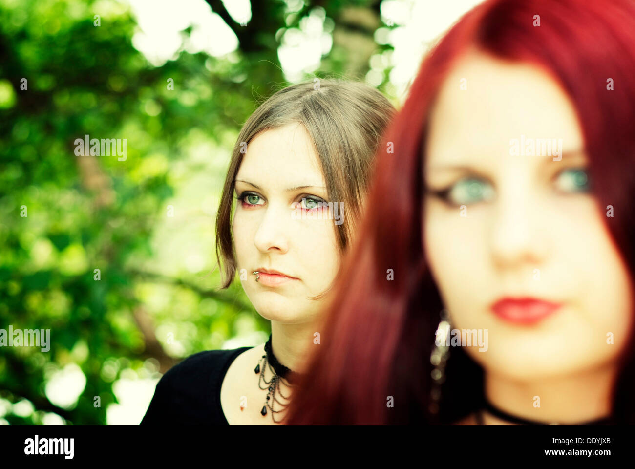 Gothic women hi-res stock photography and images - Alamy