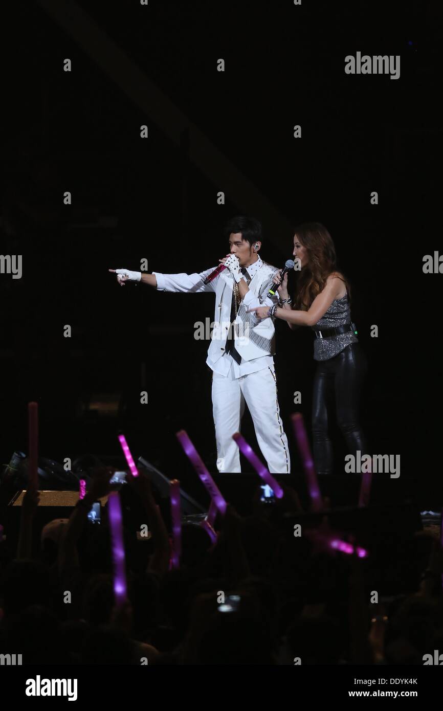 Singer Jay Chou holds concert in Taipei, China on Saturday September 7 ...