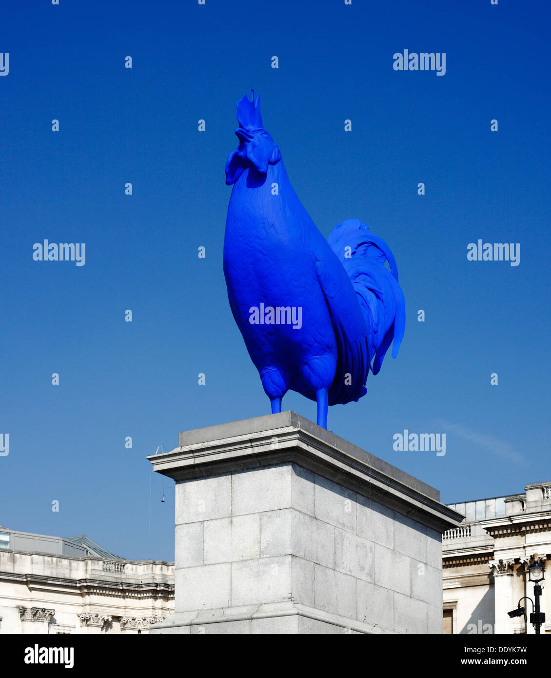 The Blue Cockerel, on Trafalgar Square, London Stock Photo - Alamy