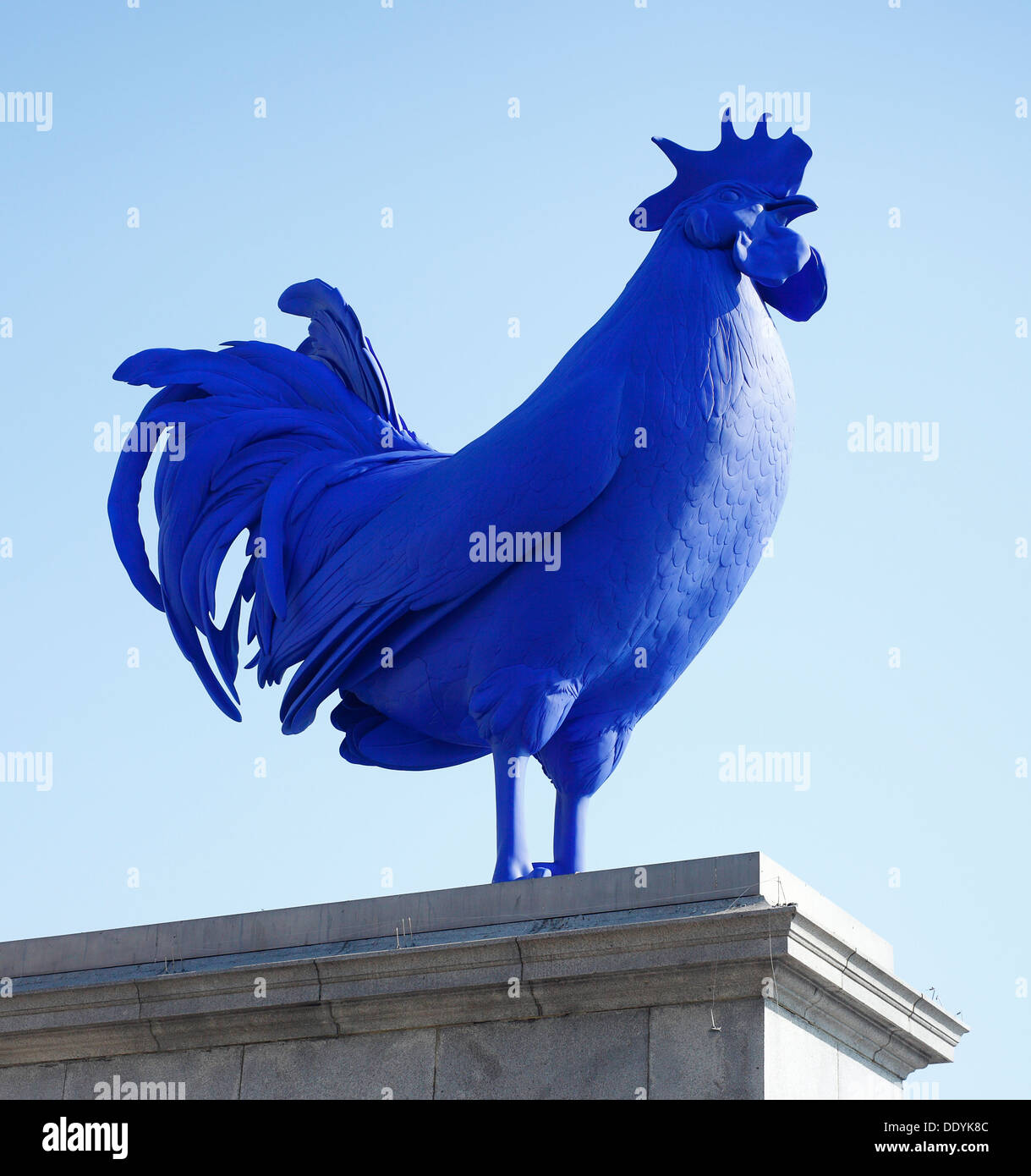 The Blue Cockerel, on Trafalgar Square, London Stock Photo - Alamy