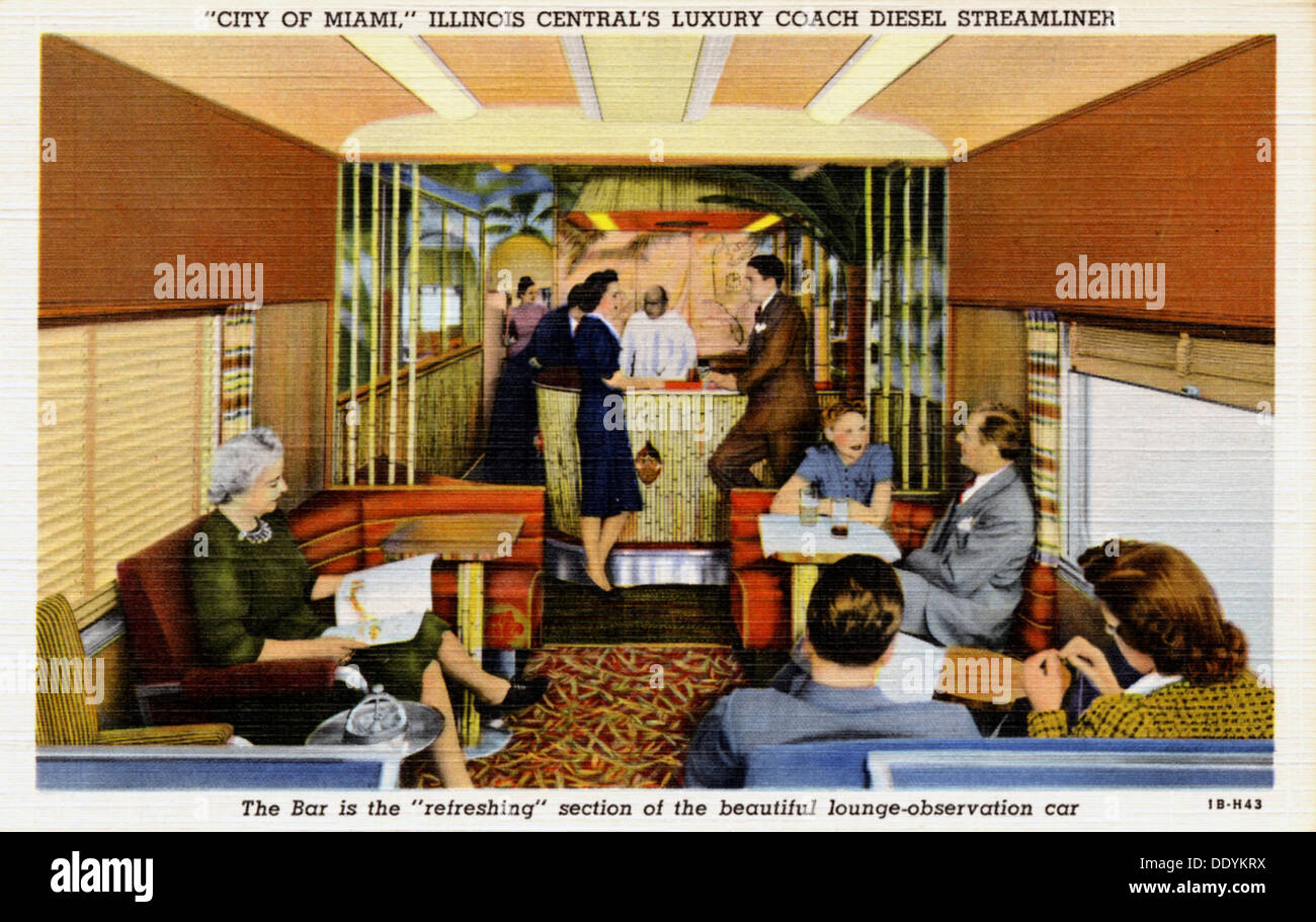 1940s train interior hi-res stock photography and images - Alamy