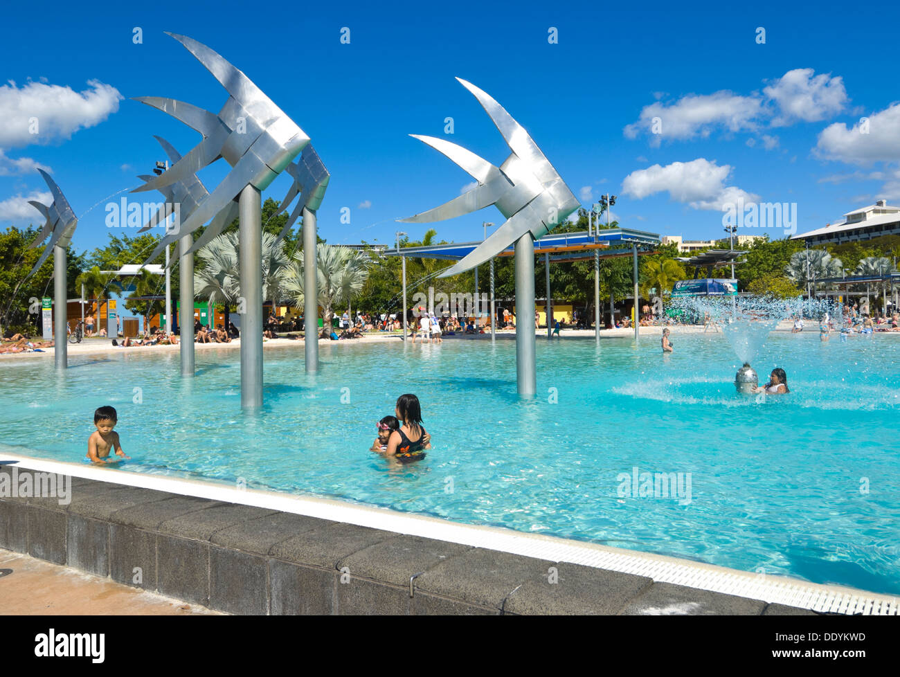 The Esplanade Lagoon, Cairns, Queensland, Australia Stock Photo - Alamy