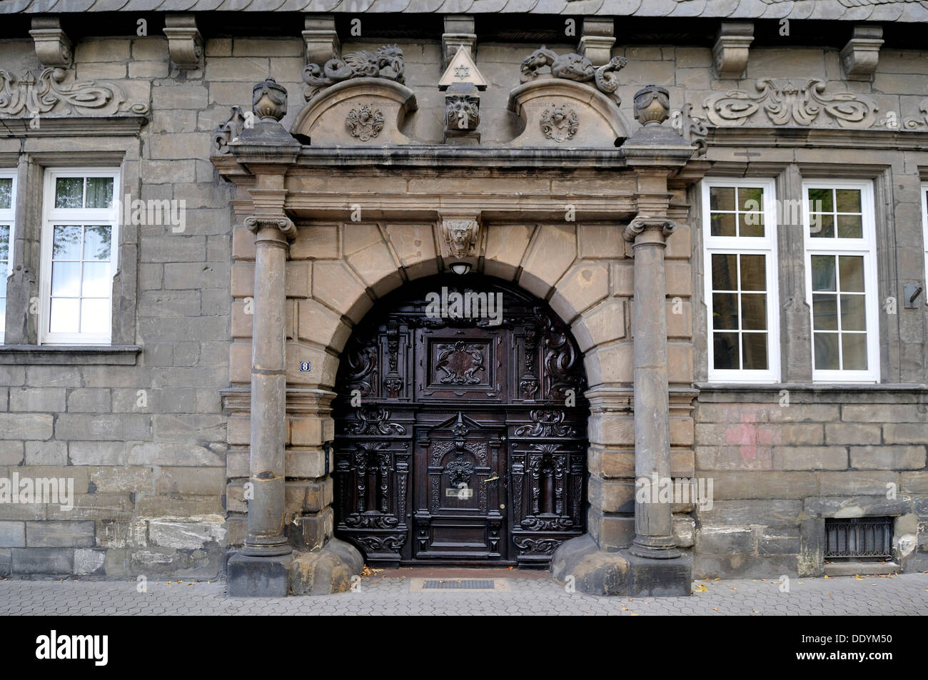 Historic building, historical city centre of Goslar, UNESCO world ...