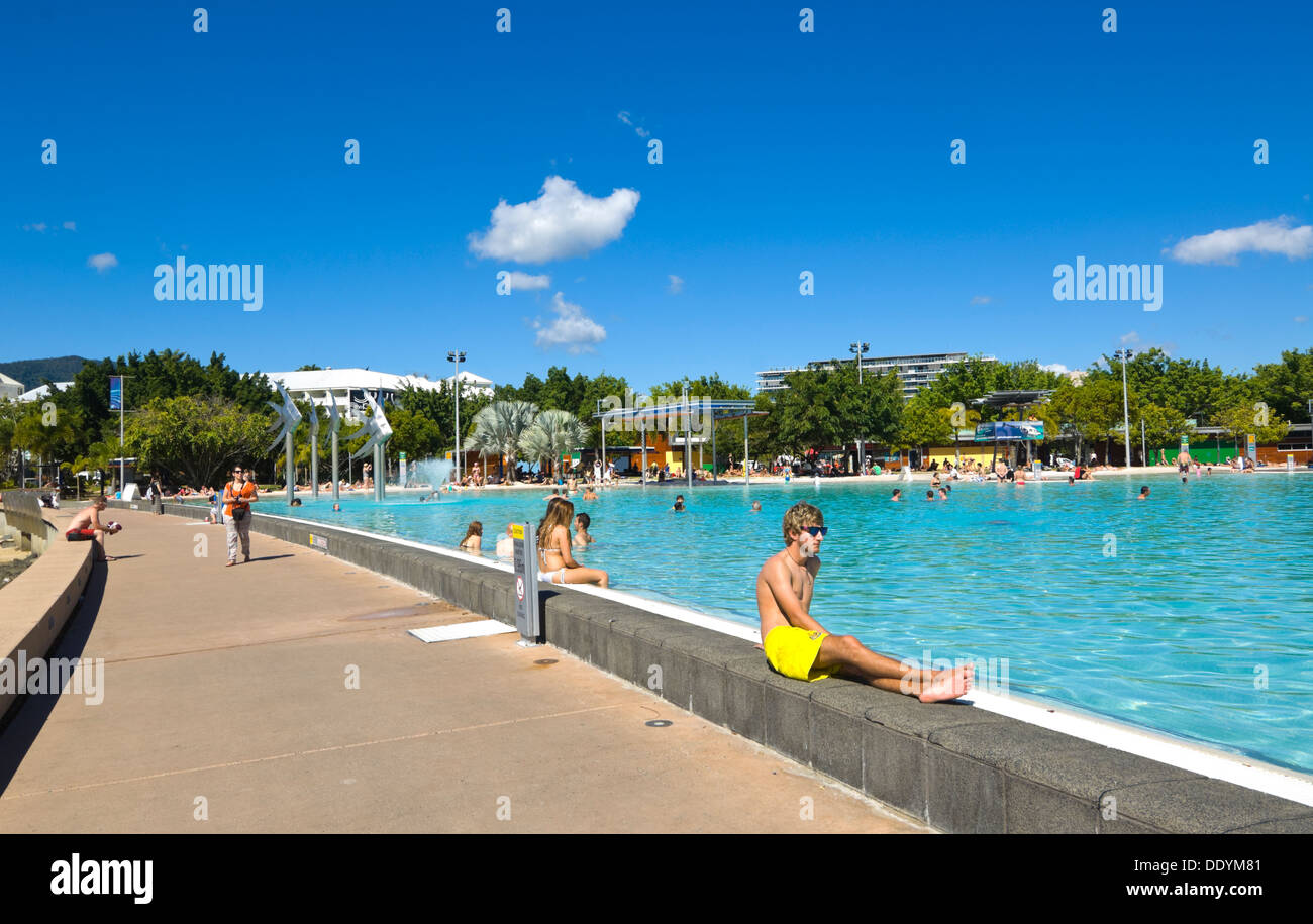 The Esplanade Lagoon, Cairns, Queensland, Australia Stock Photo - Alamy