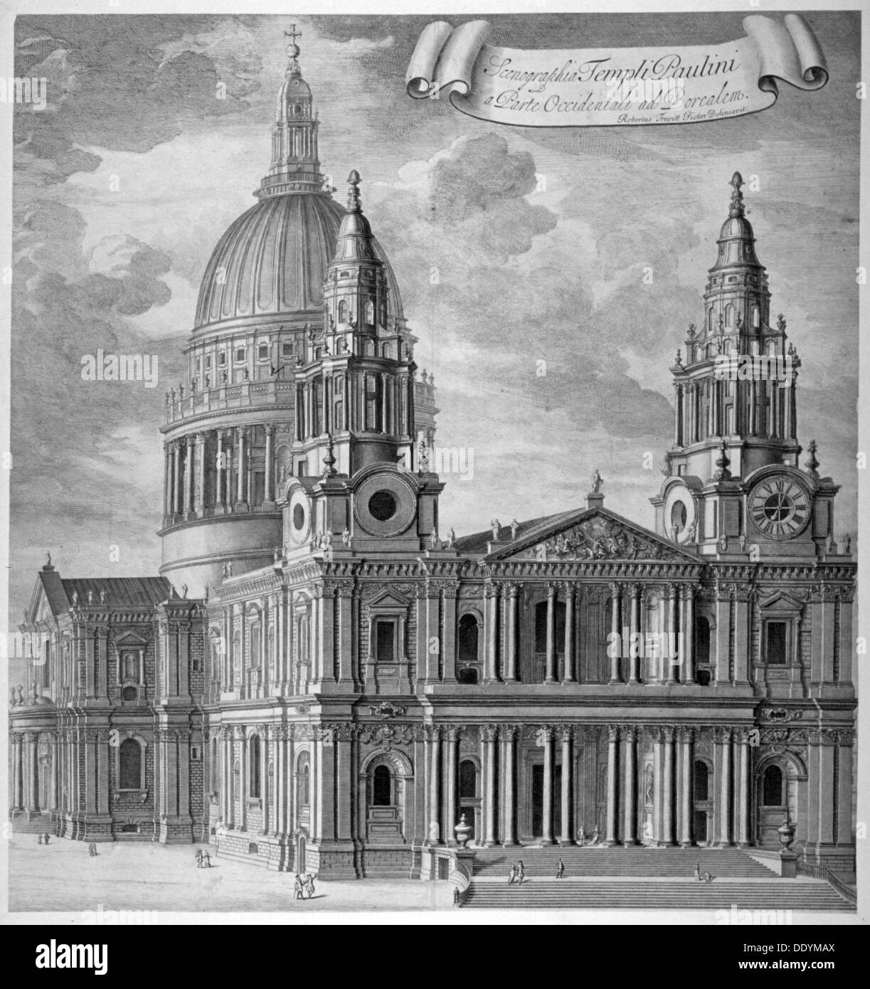 18th century st pauls Black and White Stock Photos & Images - Alamy