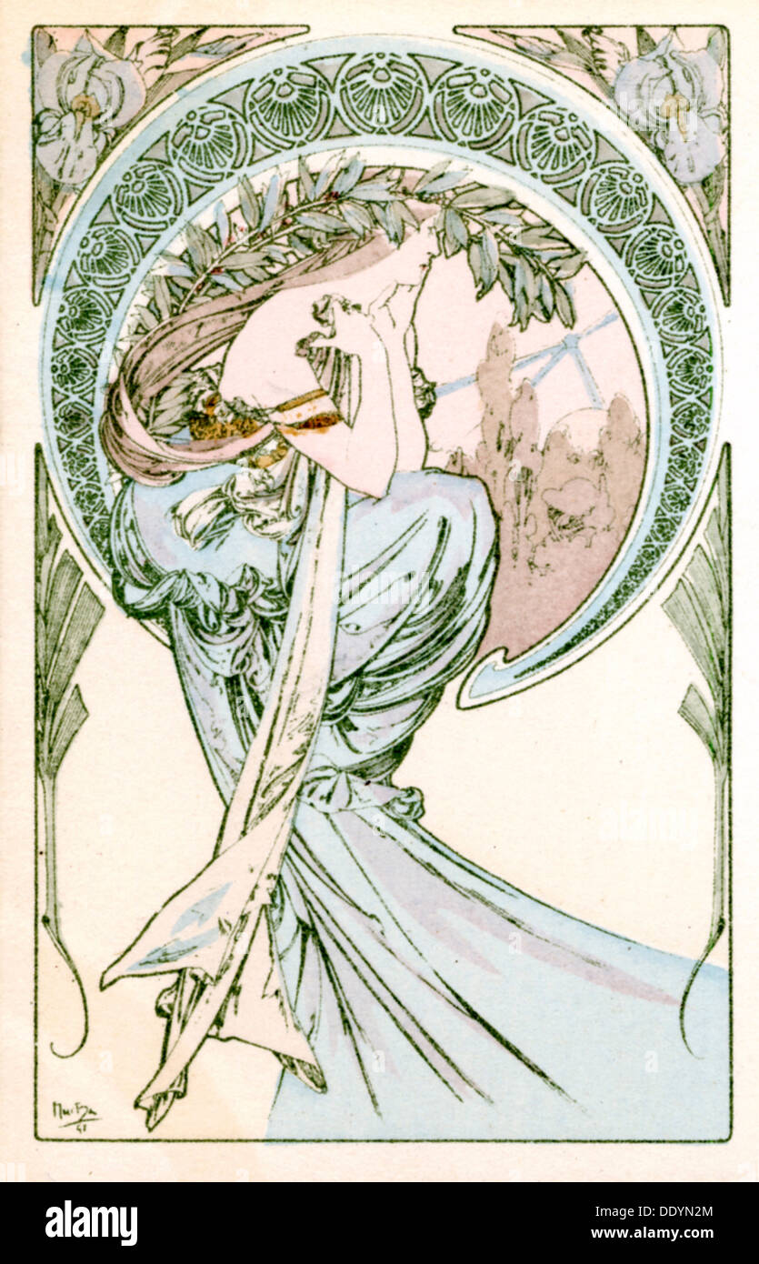 Alphonse mucha poetry hi-res stock photography and images - Alamy