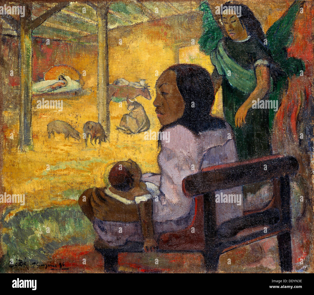 'Be Be (Christmas)', 1896. Artist: Paul Gauguin Stock Photo - Alamy