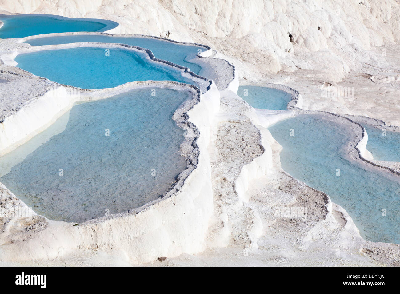 Travertine terraces pamukkale turkey hi-res stock photography and ...