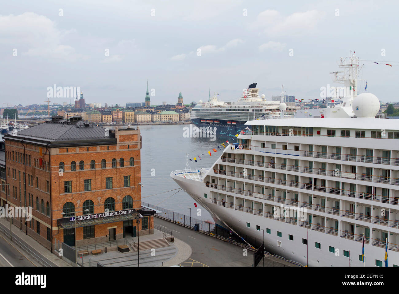 Cruise ships in the harbor of Stockholm, Sweden, Europe Stock Photo - Alamy