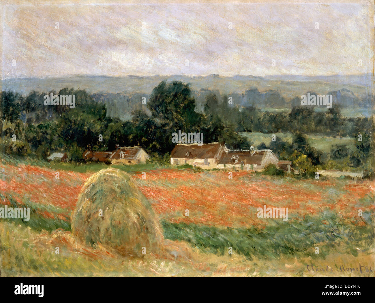 'Haystack at Giverny', 1886. Artist: Claude Monet Stock Photo - Alamy