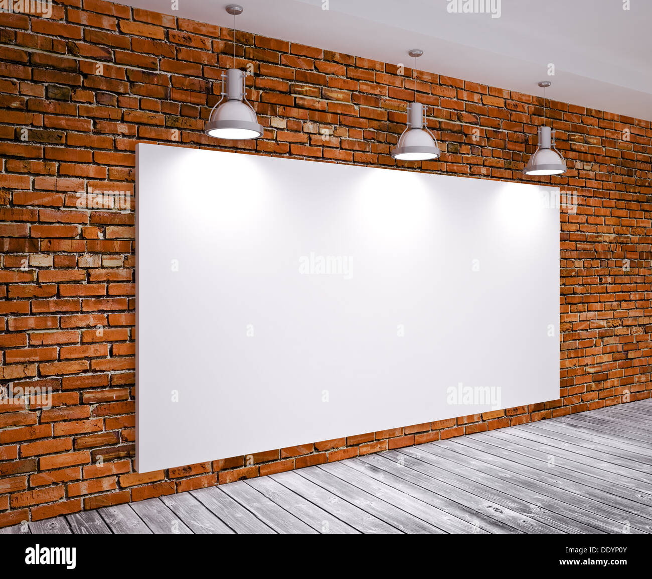 Banner on wall Stock Photo - Alamy