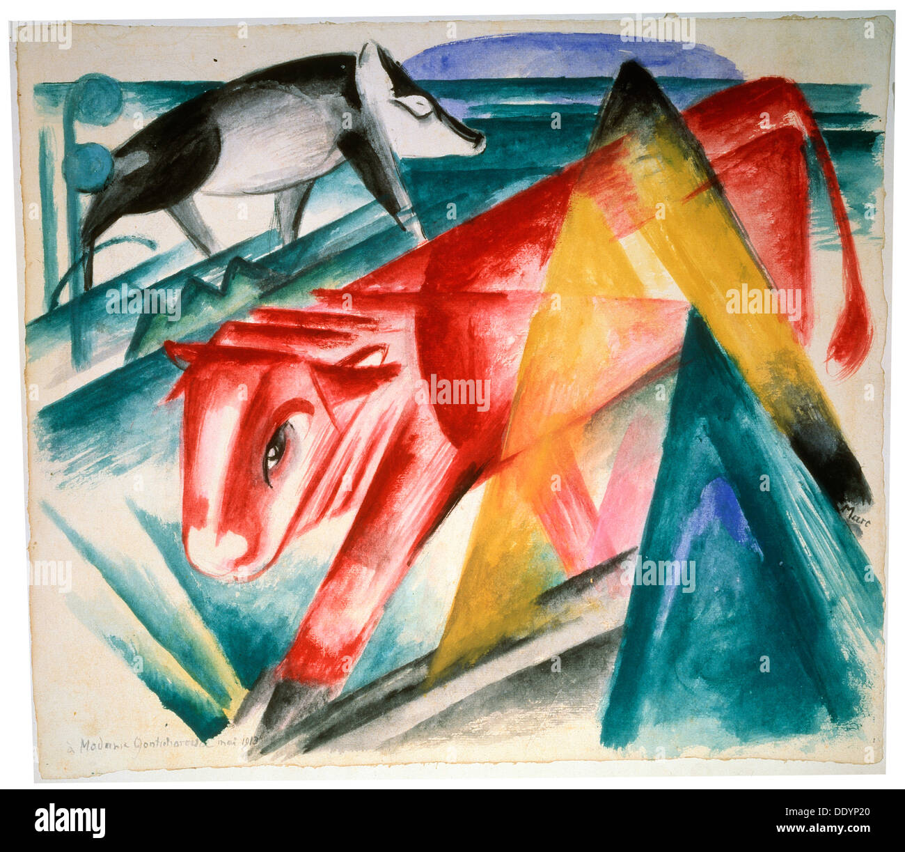 'Animals', 1912-1913. Artist: Franz Marc Stock Photo - Alamy