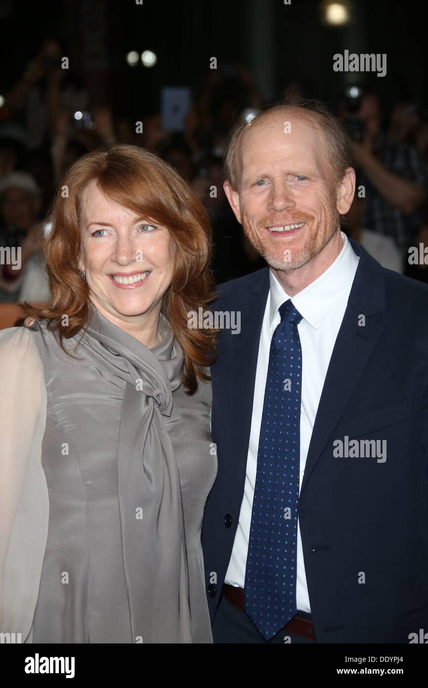 Toronto, Canada. 8th Sep, 2013. Director Ron Howard and his wife Cheryl ...