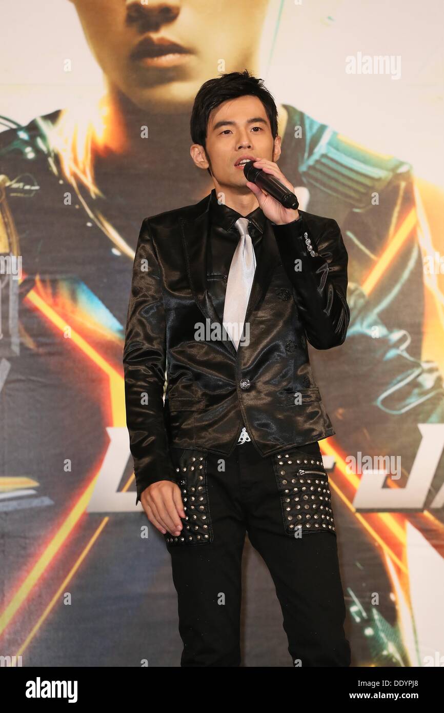 Singer Jay Chou attends celebration press conference after 3 concerts ...