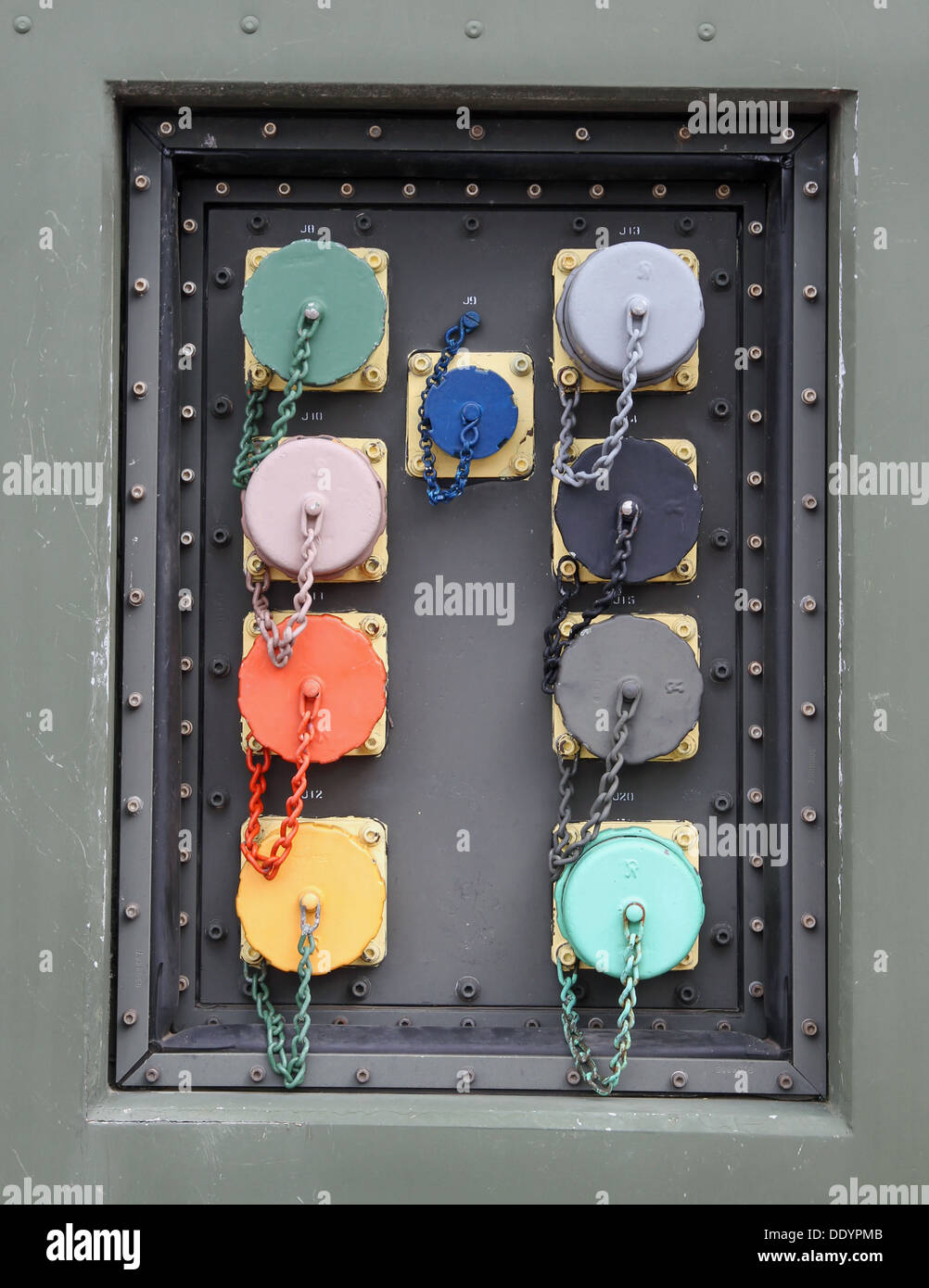 caps for sealing and tank connection interfaces with communications ...