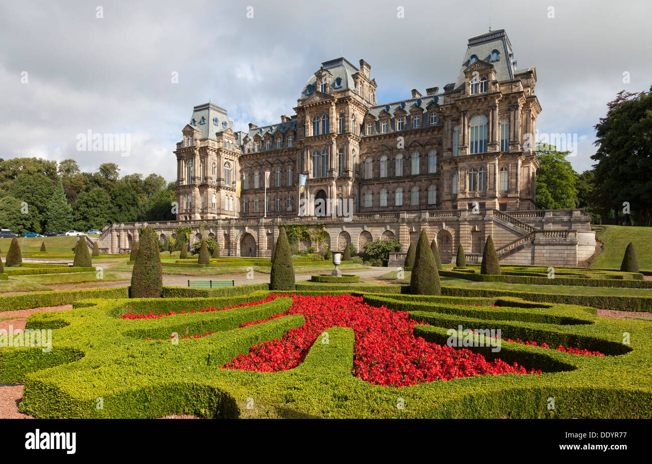 The Bowes Museum and Gardens in Barnard Castle Teesdale County Durham ...