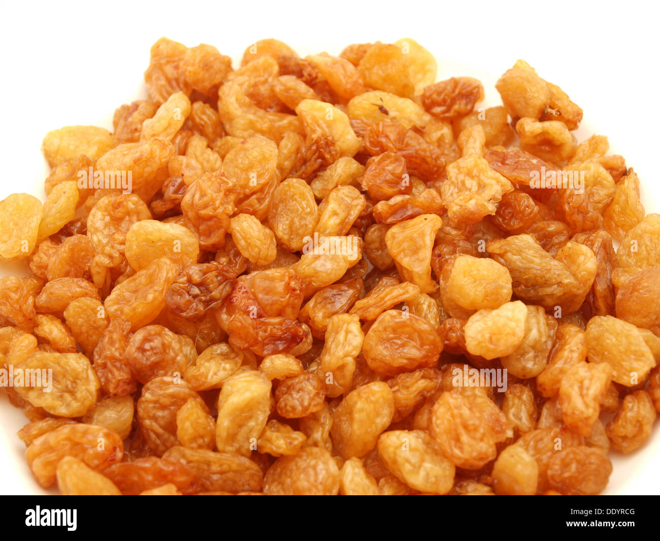 Raisin on a white background Stock Photo - Alamy