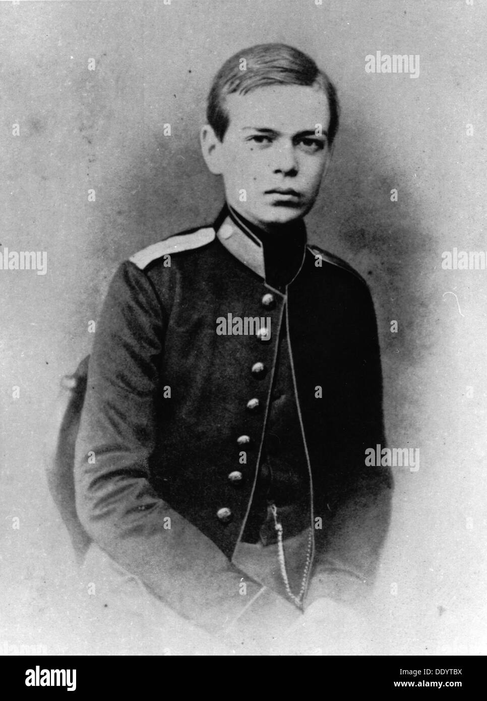 Tsar russian emperor alexander ii romanov Black and White Stock Photos ...