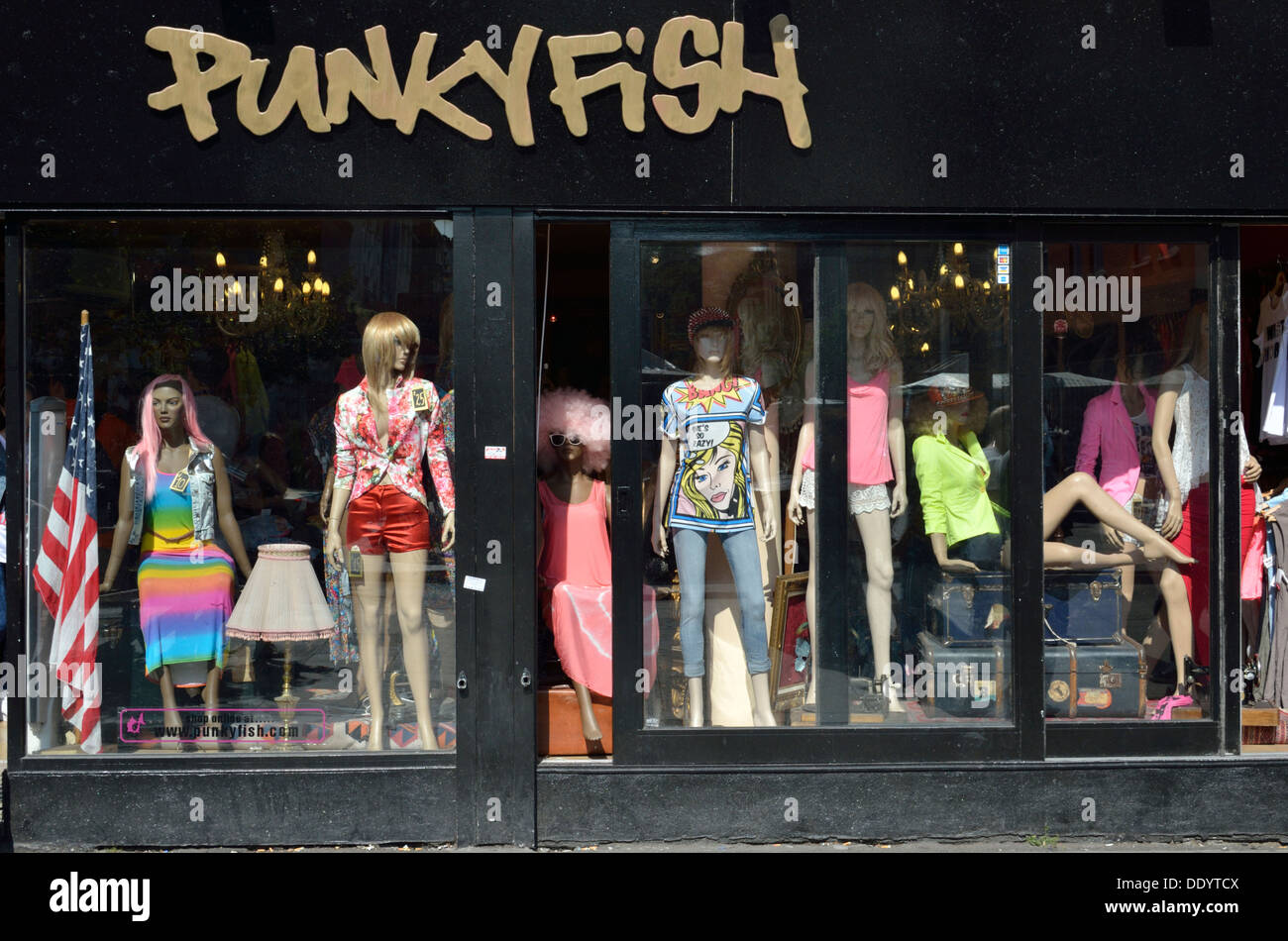 Punkyfish fashion store in Camden Town, London, UK Stock Photo - Alamy