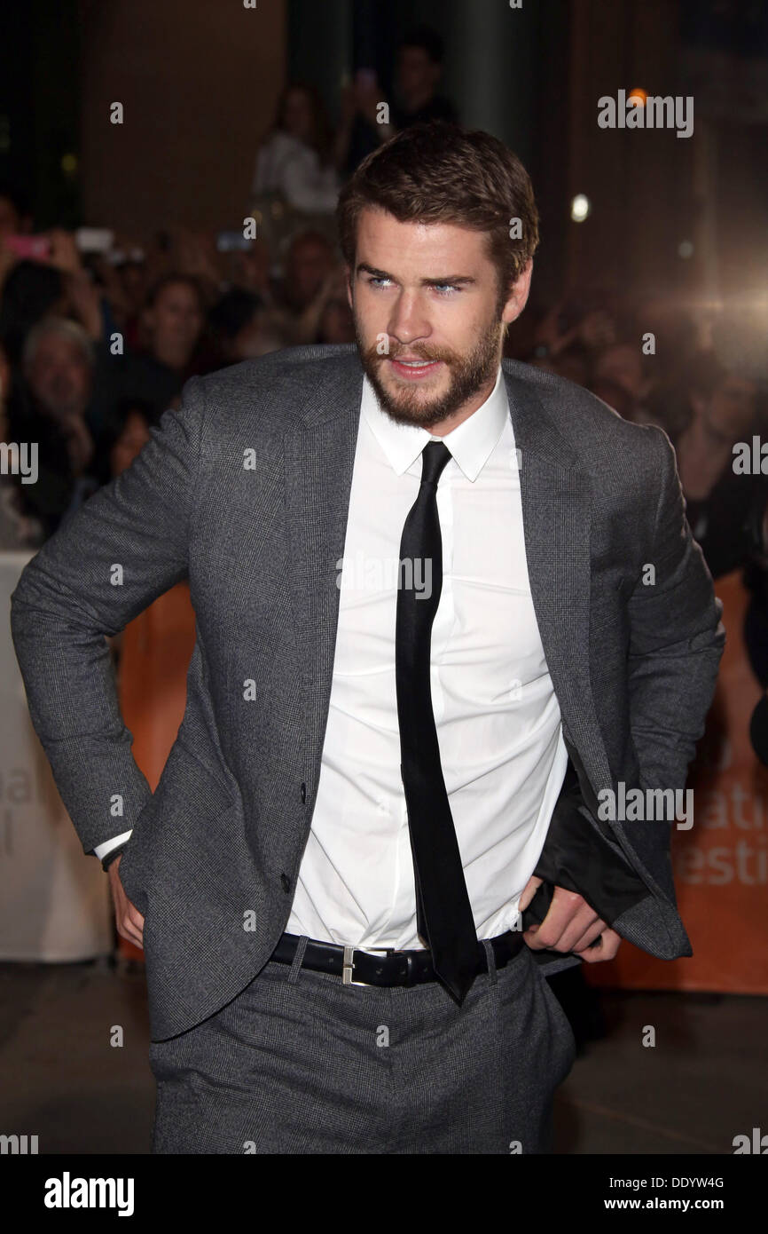 Actor Liam Hemsworth attend the premiere of "Rush" during the 38th ...