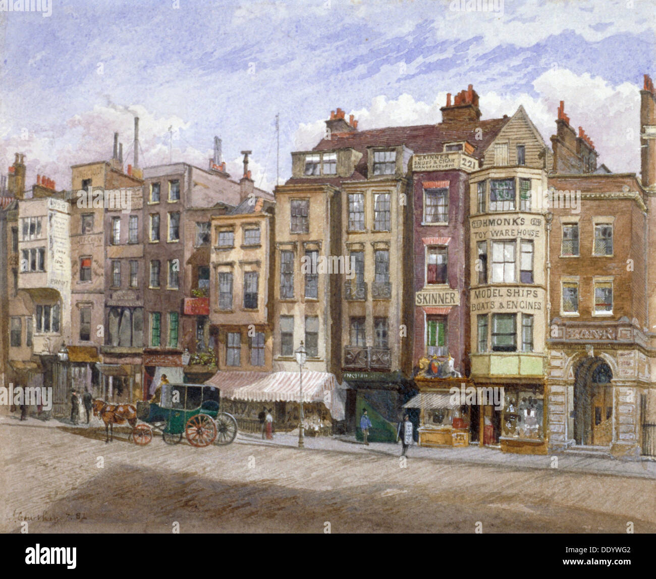 Commercial street london 19th century hi-res stock photography and ...