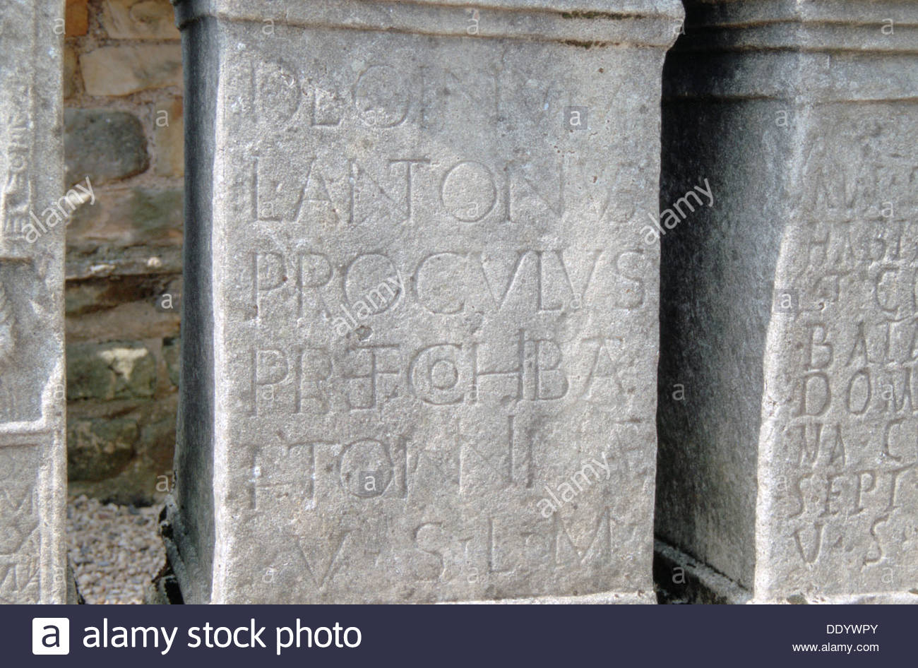 Temple Mithras Hadrians Wall Carrawburgh Stock Photos & Temple Mithras ...