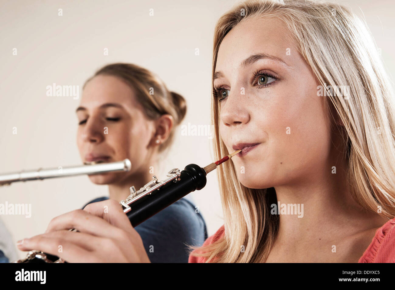 Teenagers making music together Stock Photo - Alamy