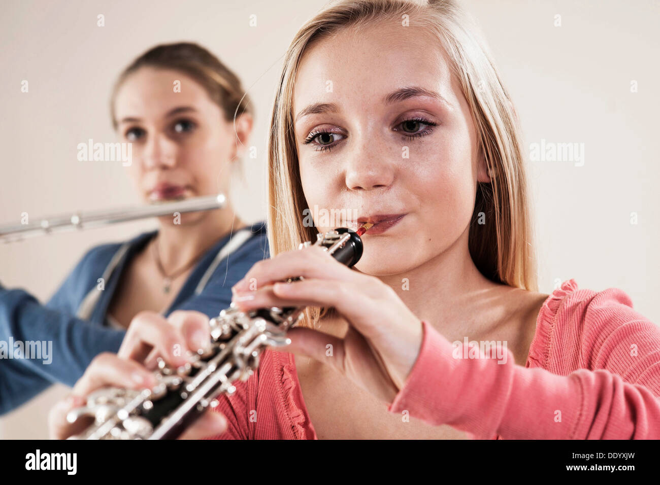 Teenagers making music together Stock Photo - Alamy