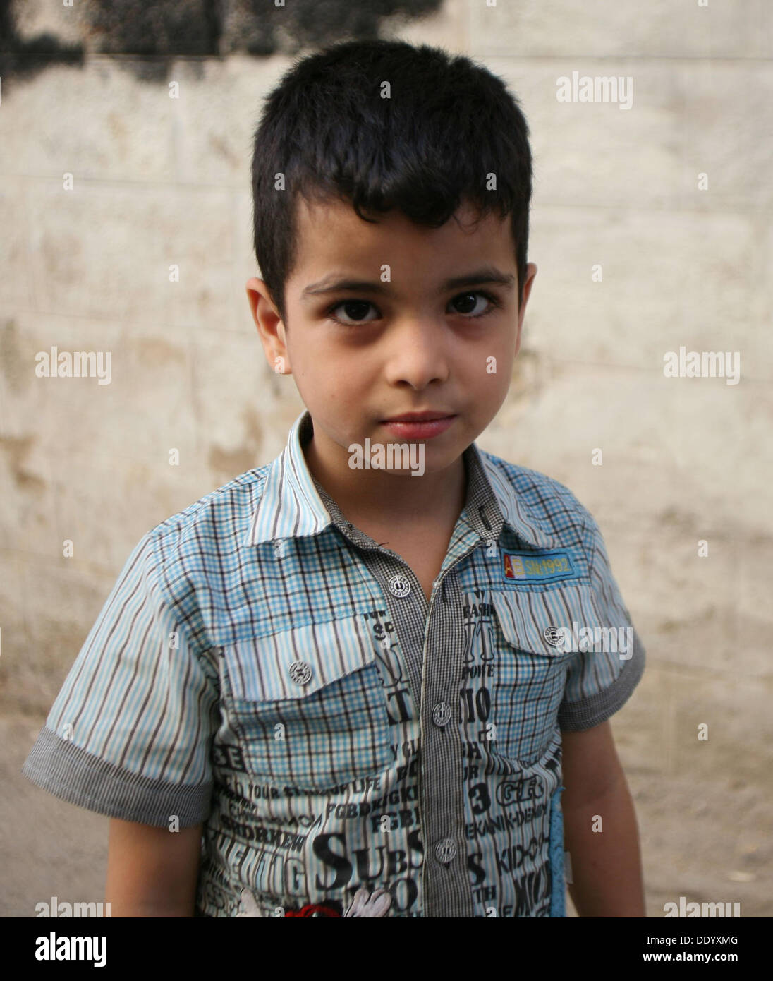 A small boy pictured September 09, 2013 in the old city of Damascus ...