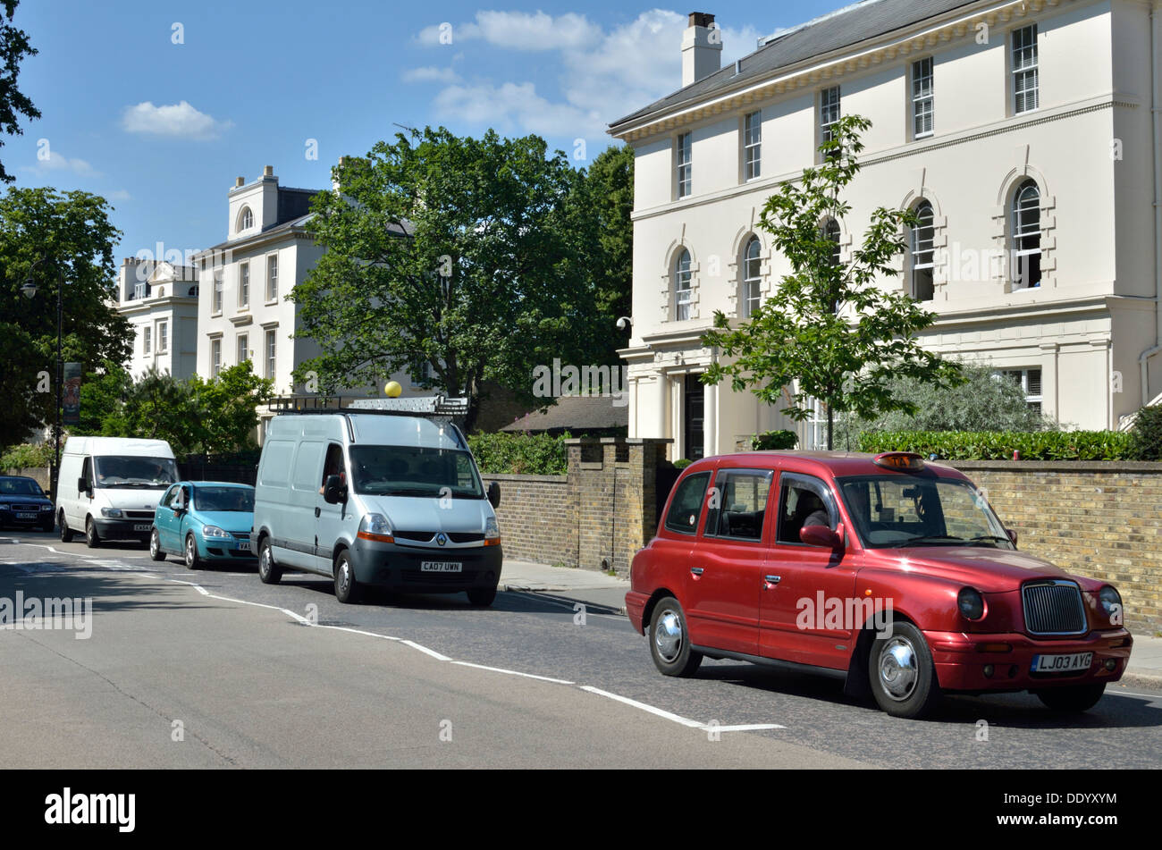 Houses in Prince Albert Road, Primrose Hill, London, UK Stock Photo - Alamy