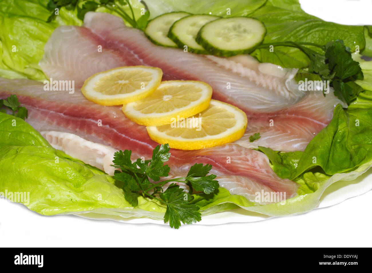 raw fish fillet Stock Photo - Alamy