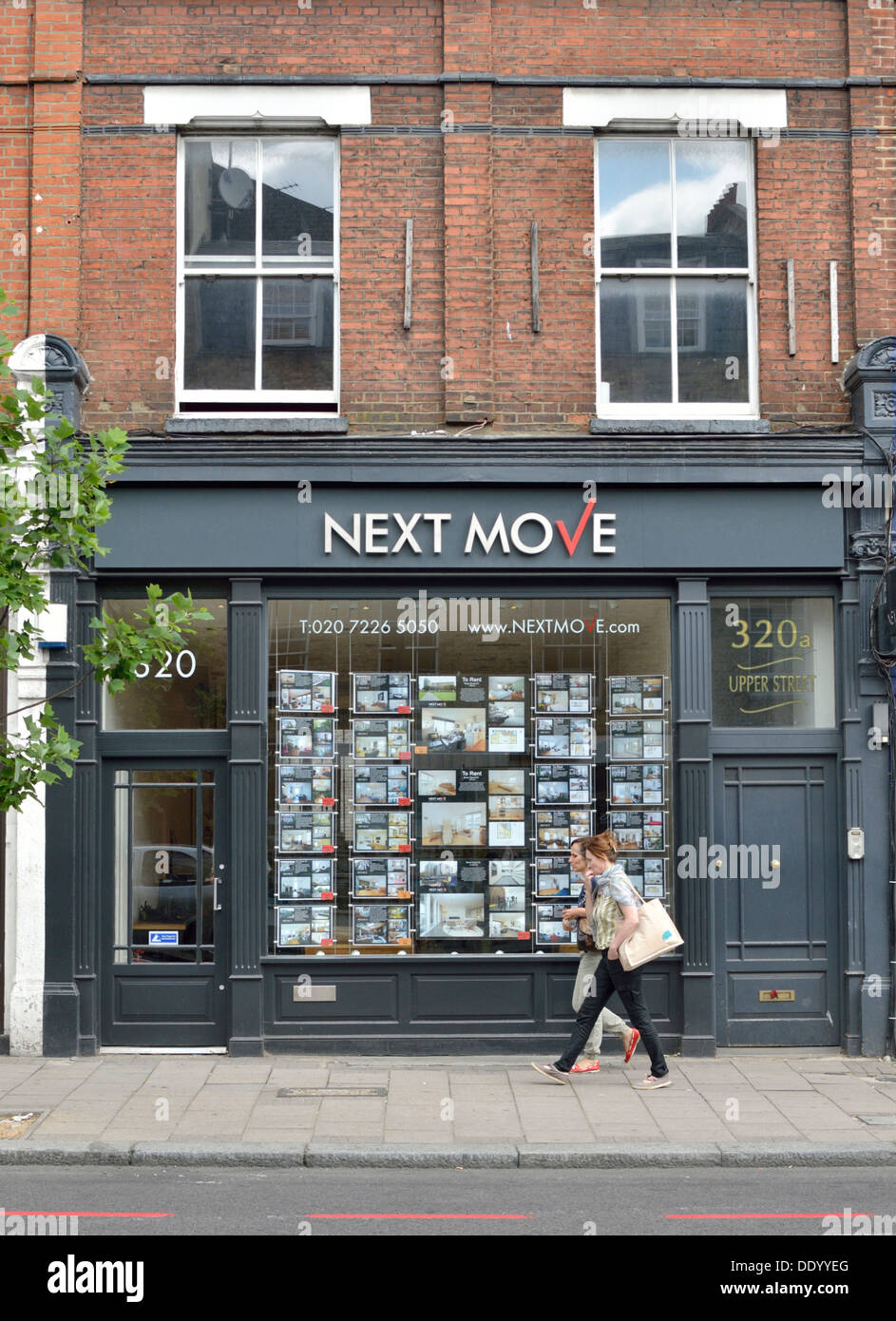 Next Move estate agent in Islington, London, UK Stock Photo - Alamy