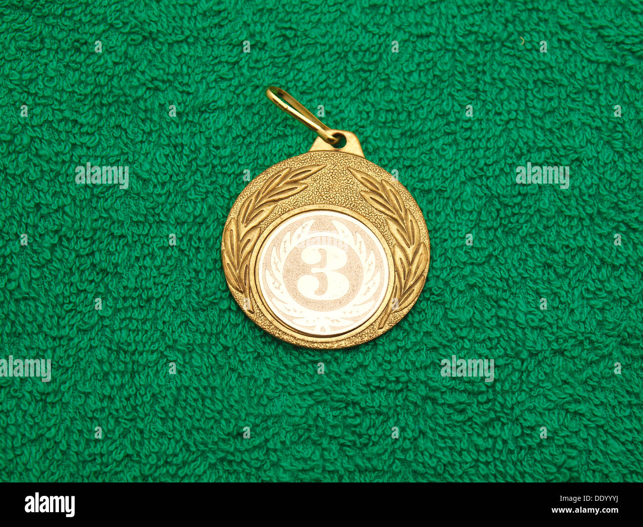 Medal on a fabric Stock Photo - Alamy
